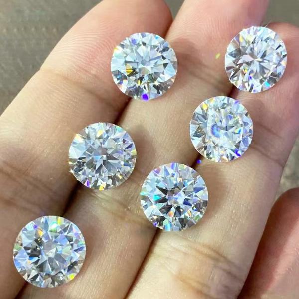 Quality Manufacturers Wholesale moissanite loose stone Diamond Test GRA diamond round for sale