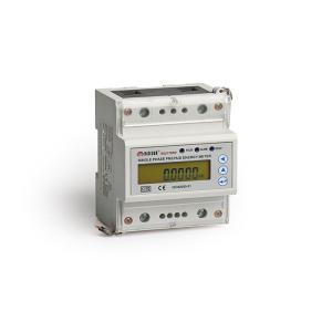 Quality Din Rail Mounted Single Phase Kwh Meter Iec 62055 Part 31 Ami Energy Meter for sale