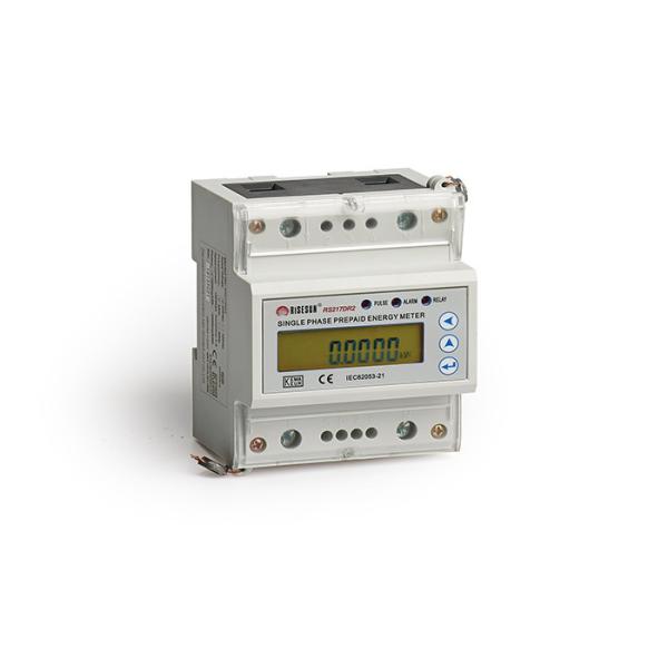 Quality IEC 62053 Din Rail Kwh Meter Single Phase Ami Electric Meter 10 80 A 50 60 Hz for sale