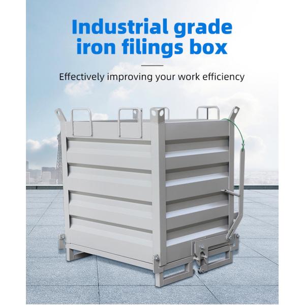 Quality OEM Industrial Trash Bin Container Open Top Bottom Drop Bot Dumping for sale