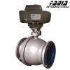 china Electric High Pressure Ball Valve Two Piece Butt Welding Industry Ball Valve