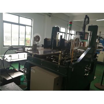 Quality PLC Control Rigid Box Making Machine / Corner Pasting Machine Easy Change Mold for sale