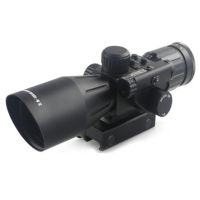 Quality 2.5-10X Magnification Black Laser Optic Scope with Red Laser Sight Hunting for sale