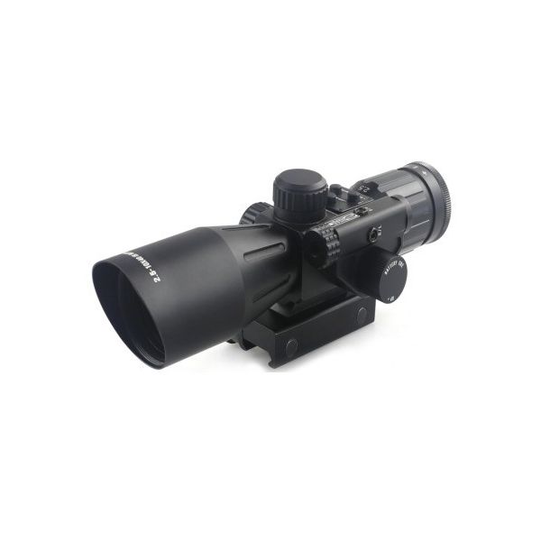 Quality 2.5-10X Magnification Black Laser Optic Scope with Red Laser Sight Hunting for sale