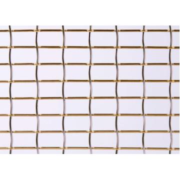 Quality SS321 2.5m Lock Crimp Wire Mesh Square Hole for sale