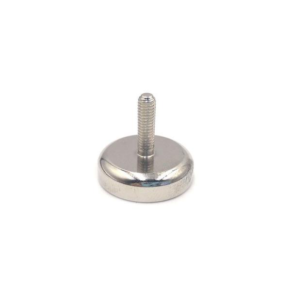 Quality Custom Made D36 D80 NdFeB Pot Magnet A3 Steel Case With External Thread for sale