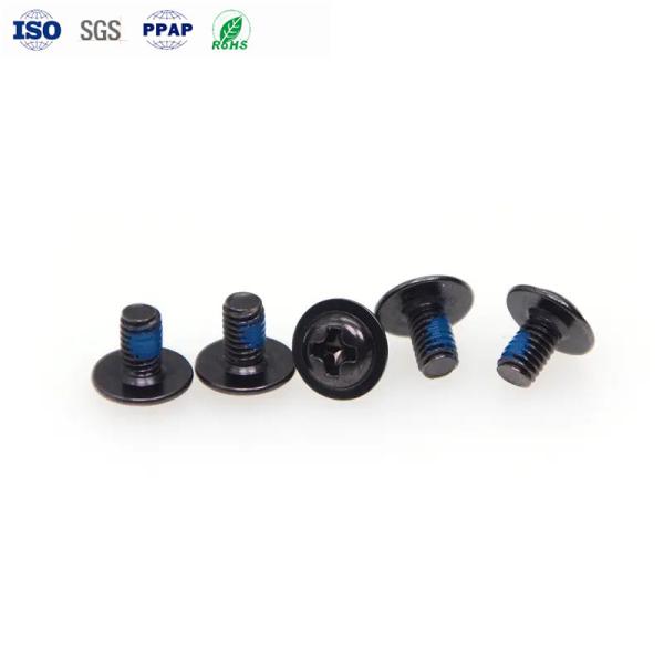 Quality Carbon Steel Black Zinc Pan Head Screw M0.8-M8 for Smart Homes for sale