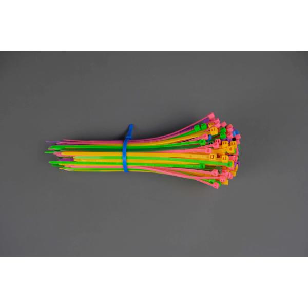 Quality 10 Series Nylon Zip Ties Self Locking Plastic Ties 250mm / 9.8Inch for sale
