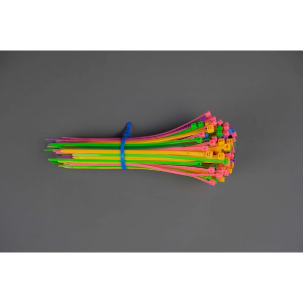 Quality Multi Color Self Locking Flexible Cable Tie Nylon 66 Cable Ties 60mm for sale