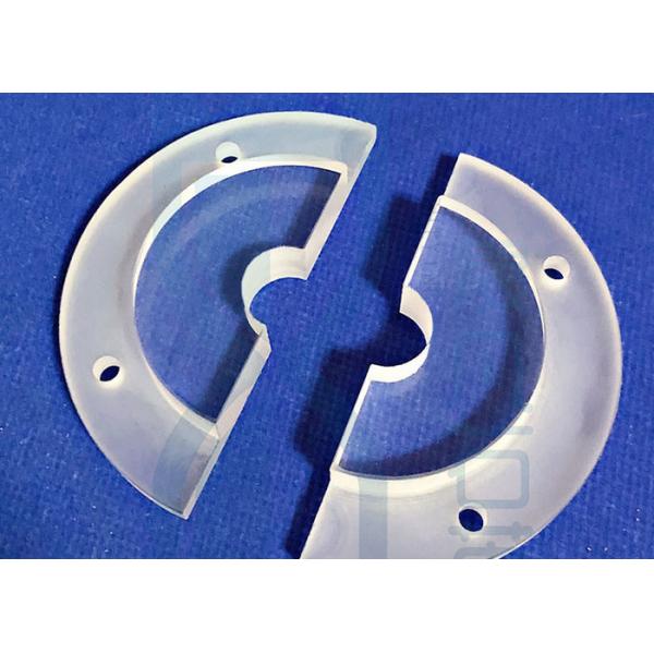 Quality Thick Fused Polished 20/40 Quartz Glass Plates for sale