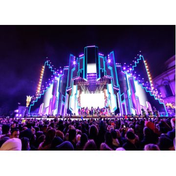 Quality 9*5m 3840HZ P3.91 Indoor SMD LED Display , Fast Lock Design Led Giant Screen for sale