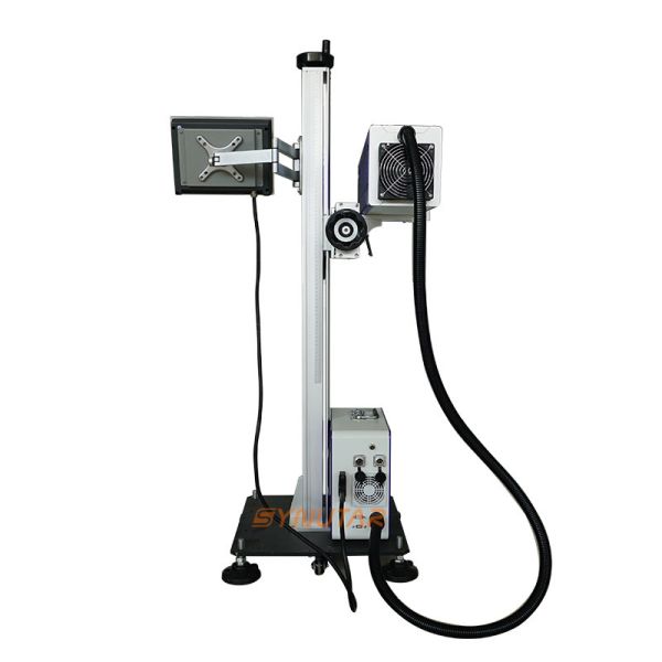 Quality Automatic CO2 Fiber Laser Marking Machine For Plastic Bottle for sale