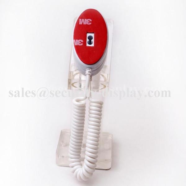 Quality 20cm Cable Magnetic Acrylic Security Display Holder For Mobile Phone for sale