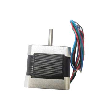 Quality 12 V NEMA17 Hybrid Stepper Motor Length 1.8 Degree With D Shaft for Engineering for sale