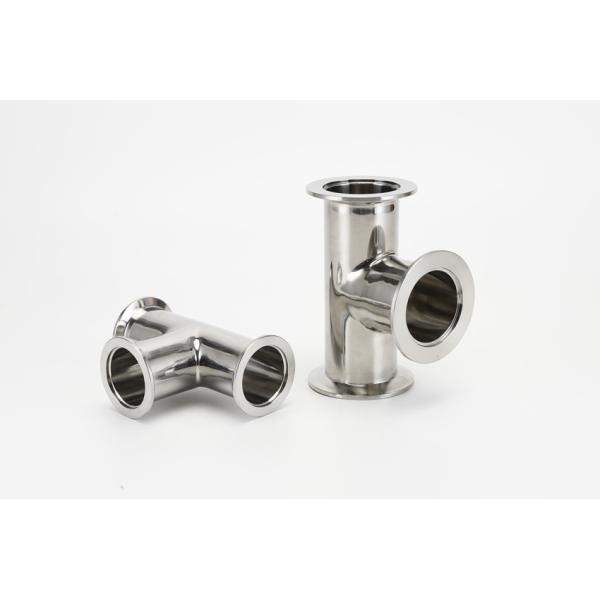 Quality SS304 KF Vacuum Fittings Equal Tee customizable harmless Industrial for sale
