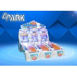 Quality Kids paradise happy bowling three player linked race game machine shot ball for sale