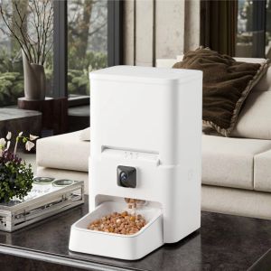 Quality 2025 Smart Pet Feeder Camera Eco-Friendly Plastic Solid Battery Charge Automatic for sale