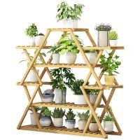 Quality Standing Type Installation Non-folding Rack for Living Room Multi-layers Flower for sale