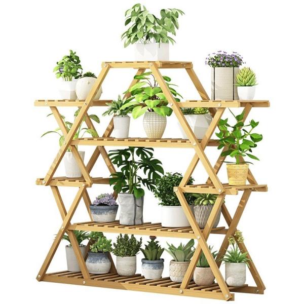 Quality Standing Type Installation Non-folding Rack for Living Room Multi-layers Flower Pots Organizer and Display Plants Storage for sale