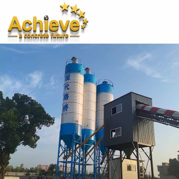 Quality Ready Mixed Concrete Batching Plant 60 CBM Per Hour PLC Control for sale