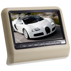 Quality Black Color Car Headrest DVD Monitor Adjustable Poles Distance 110 - 190mm for sale