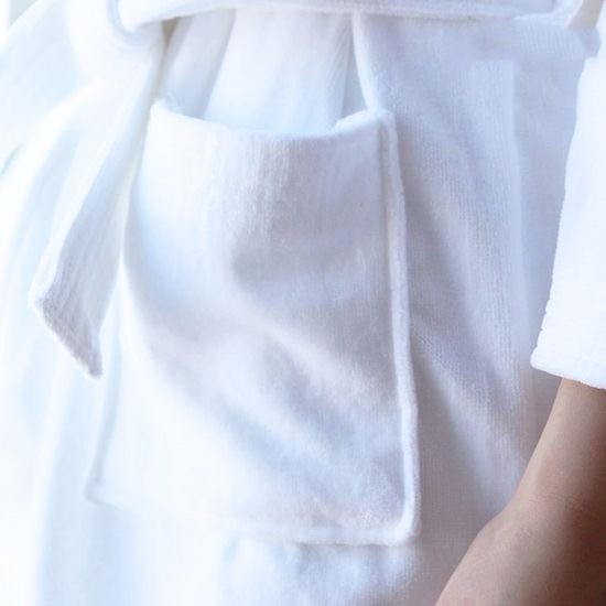 Quality Custom Terry Inside Linked Bathrobe For Hotel SPA And Beauty Salon for sale