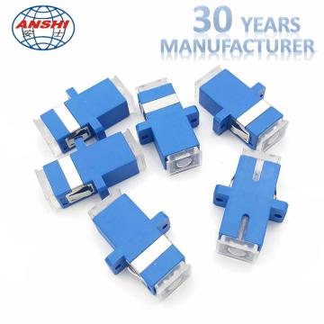 Quality SM SC / UPC Simplex Fttx Multimode Fiber Coupler With Translucent Dust Cap for sale