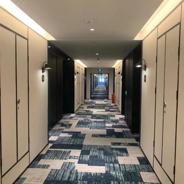 Quality Customized Color Hotel Lobby Wall To Wall Carpet for 5 Star Fire-resistant for sale