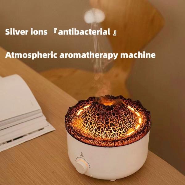 Quality 12W Flame Air Humidifier With 560ml Capacity And Quiet Operation for sale