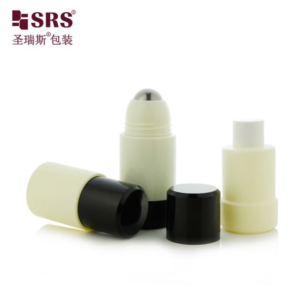 Quality RPPE 50ML Injection Color Customization Replaceable Roll On Deodorant Gel Bottle for sale