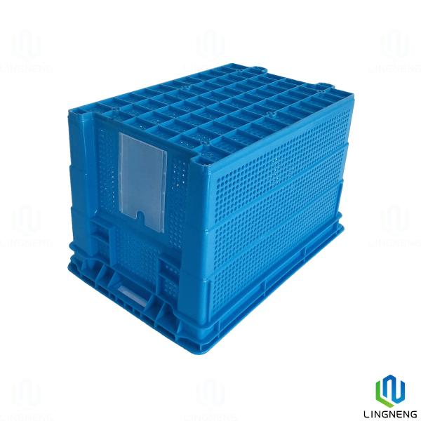 Quality Versatile Vegetable Storage Crates Stackable Plastic Agricultural Crates For for sale