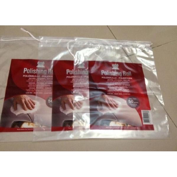 Quality Biodegradable Hot products customized laundry drawstring poly bag plastic laundry bag for hotel,18''x16'' Poly bag, Cust for sale