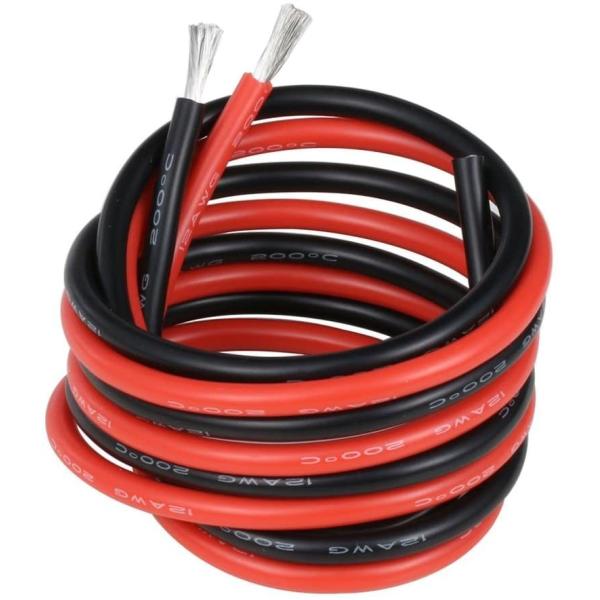 Quality Super Soft Flexible 12AWG Silicone Wire Rubber Insulation Tinned Copper Wire for sale