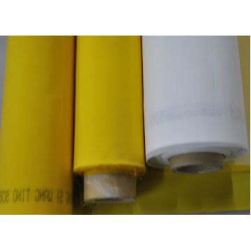 Quality White / Yellow 100% Monofilament Polyester Mesh For Textile Printing 120T - 34 for sale