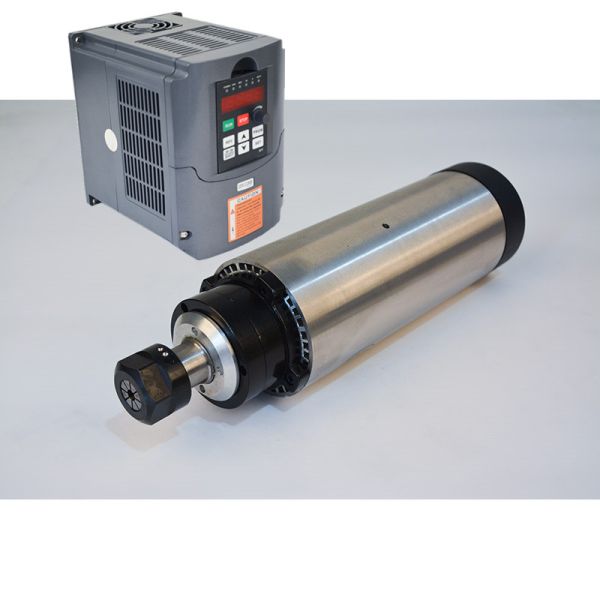 Quality Air Cooling CNC Huanyang Inverter VFD Spindle Motor ER20 24000RPM 400Hz 2.2KW 220V for sale