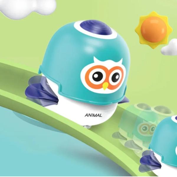 Quality Wholesale Baby Early Education Cute Can Chew Soft Glue Mini Press Penguin for sale