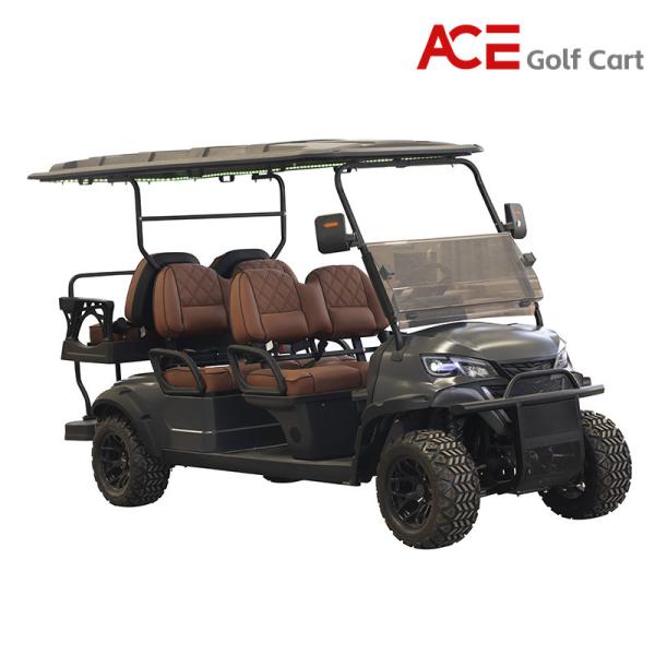 Quality Lithium Battery Electric Golf Cart 48V 6 Seater Sightseeing Scooter for sale