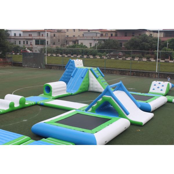 Quality Manufacturer Commercial Sea Inflatable Water Park With Climbing Walls Slides for sale