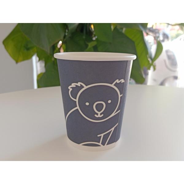 Quality Animal Design Customized Cold Cup Without PE Coated E-Friendly Disposable Paper for sale