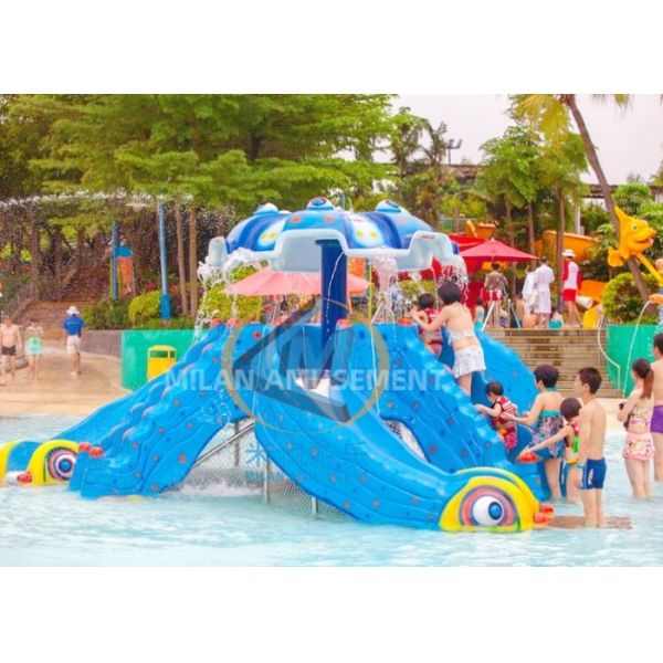 Quality Fiberglass Material Water Splash Pad for sale