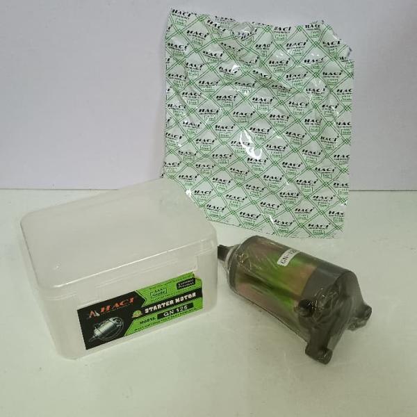Quality HACI Brand Motorcycle Spare Parts Aluminum GN 125 Starter Motor for sale