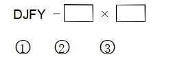 DJFY Series Winch Numbering Method Diagram