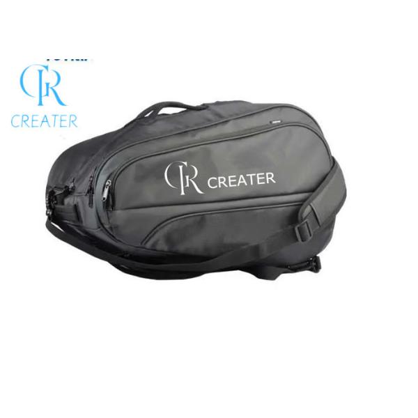 Quality Polyester Pickleball Racket Bag Big Capacity Black With Shoes Wareh Ouse for sale