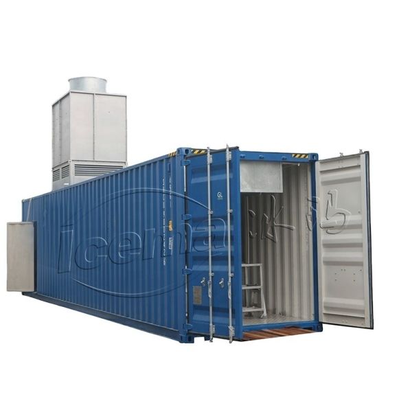Quality RefComp Compressor 31.25KW 8T Container Block Ice Machine Removable for Port and for sale