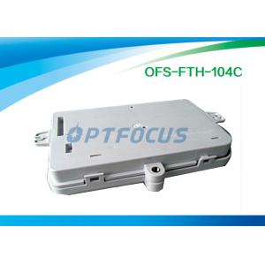 Quality Wall Mount Fiber Termination Box 4 Core FTTH Small SC / FC / LC Connecter for sale