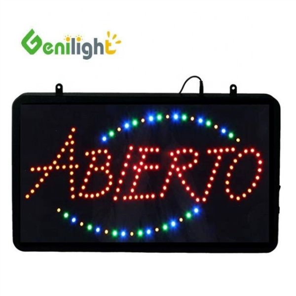Quality SDK Function Genilight Super Brightness Custom LED SALE Open Display LED Sign for sale