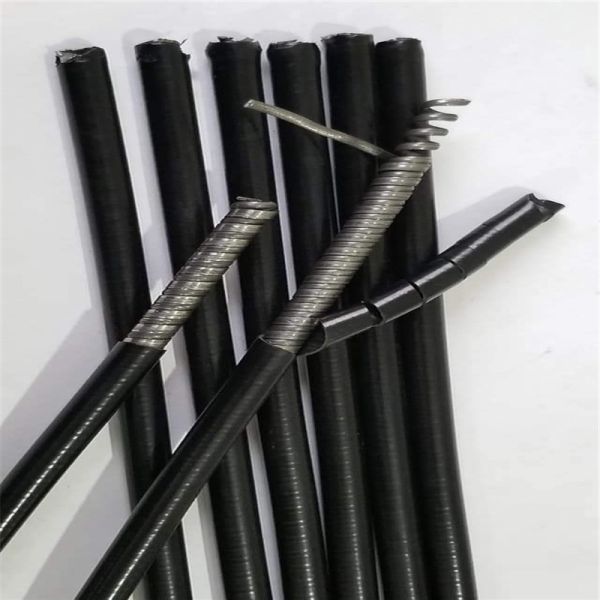 Quality 7mm Rubber Double Spiral Cable Outer Casing Steel Plastic Material for sale