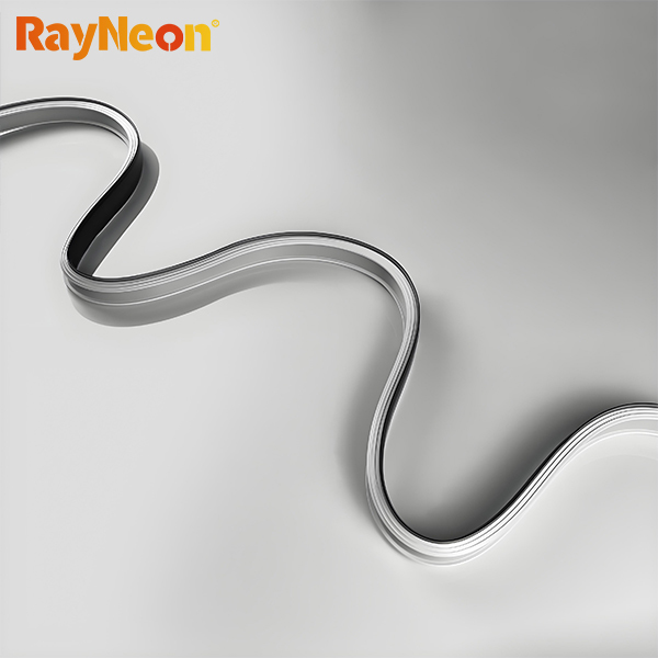 Quality 20*10mm Silicone LED Strip Cover Flexible With Neon Border for sale
