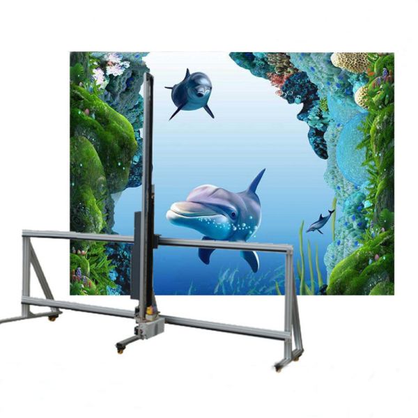 Quality Outdoor and indoor 3D Vertical Direct to Wall Printer wall printing machine for sale