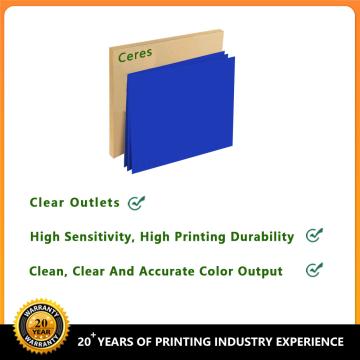Quality UV CTP Positive Printing Plate Ctcp Aluminum PS Offset Double Layered for sale